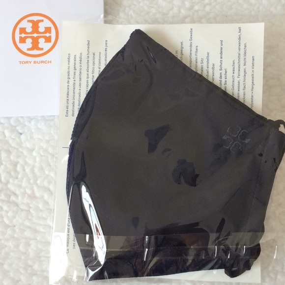 Tory Burch | Accessories | Tory Burch Face Mask Navy Blue | Poshmark